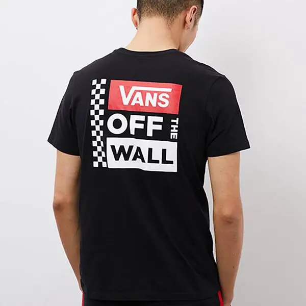 VANS Grid Alphabet Printing Short Sleeve Couple Style