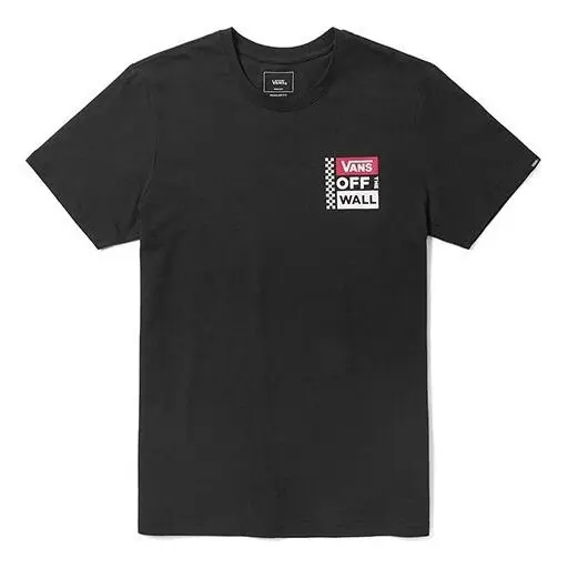 VANS Grid Alphabet Printing Short Sleeve Couple Style