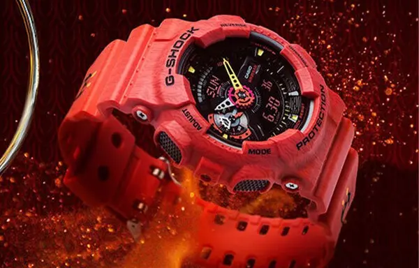 Casio G-shock Analog-digital Watch - Red