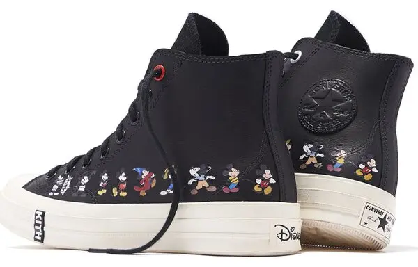 CONVERSE Kith X Disney X Chuck 70 'mickey Mouse Timeline' High Top Sneakers