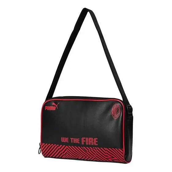 PUMA Ac Milan Reporter Bag - Black/red