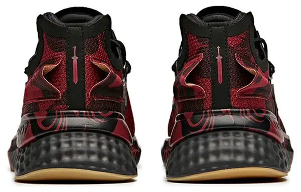 ANTA X Li Bai Athletic Sneakers - Red/black