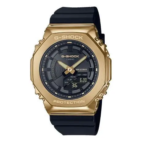 Casio G-shock Analog-digital Watch - Black Gold