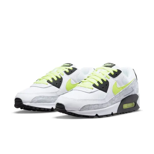 Nike Max 90 "reflective Logo" Sneakers - White/green/black