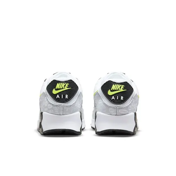 Nike Max 90 "reflective Logo" Sneakers - White/green/black