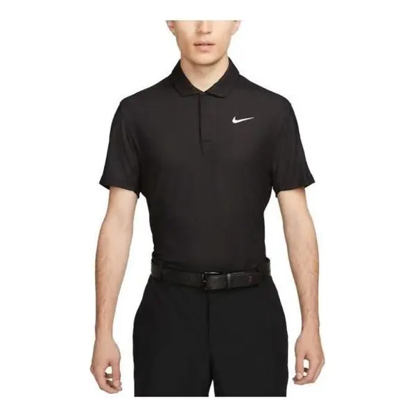 Nike Dri-fit Tiger Woods Golf Polo Shirts - Black