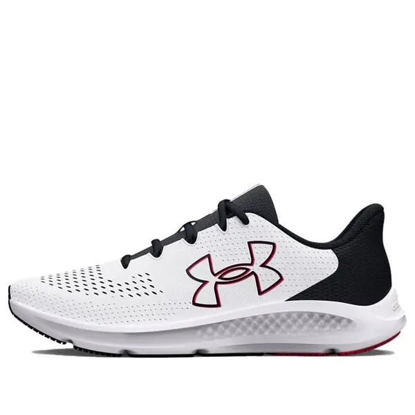 Under Armour Charged Pursuit 3 Athletic Sneakers - White/black