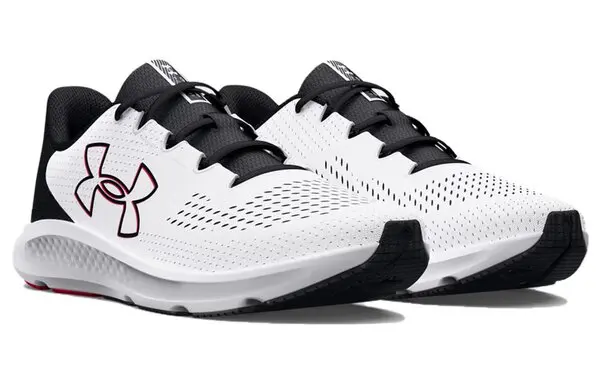 Under Armour Charged Pursuit 3 Athletic Sneakers - White/black