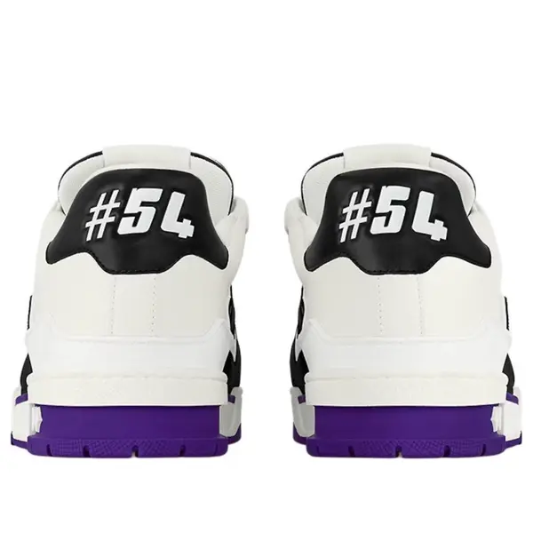 LOUIS VUITTON Trainer Sneakers - White/violet/black
