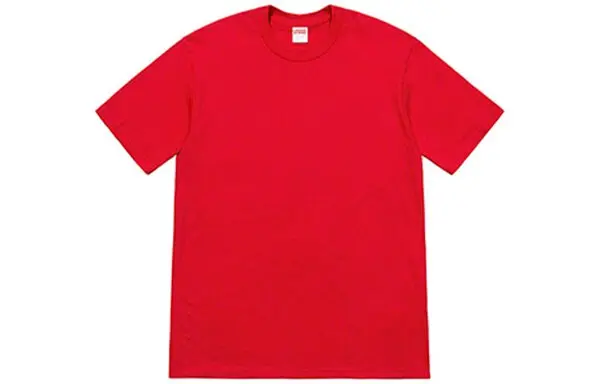 Supreme Ss19 Headline Tee Slogan Logo Short Sleeve - Red