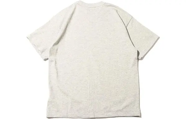 Nike Eye Pattern Logo Printing Round Neck Casual Short Sleeve Gray T-shirt - Default Color