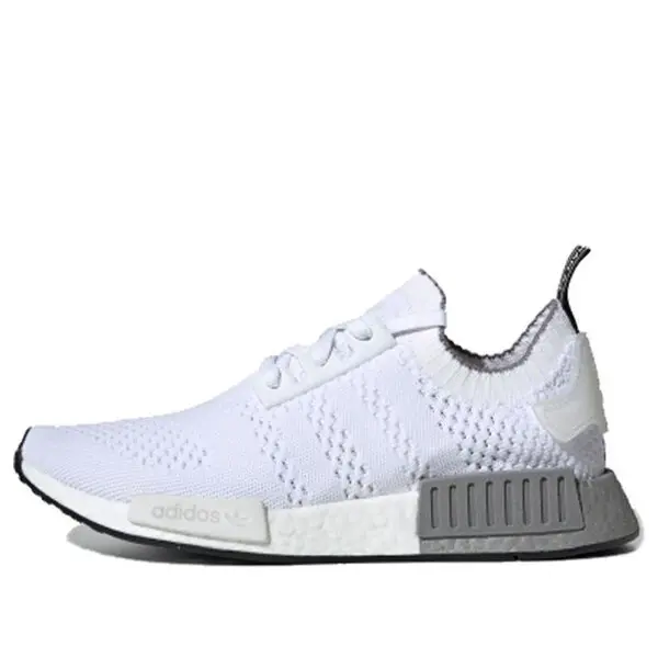 Adidas Nmd_r1 Primeknit Two Tone Boost Sneakers - Cloud White/grey Three