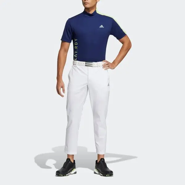 Adidas Short Sleeve Stand Collar Tee