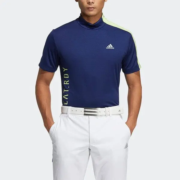 Adidas Short Sleeve Stand Collar Tee