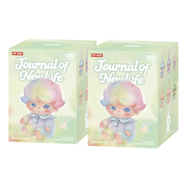 POP MART Dimoo Journal Of New Life Series Vinyl Plush Pendant Blind Box - Multi-color