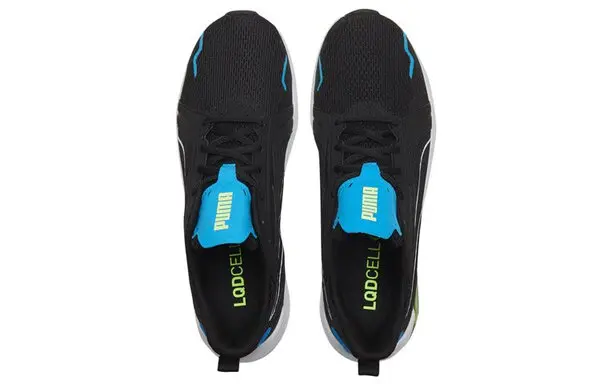 PUMA Lqdcell Method Energy Blue Athletic Shoes - Black