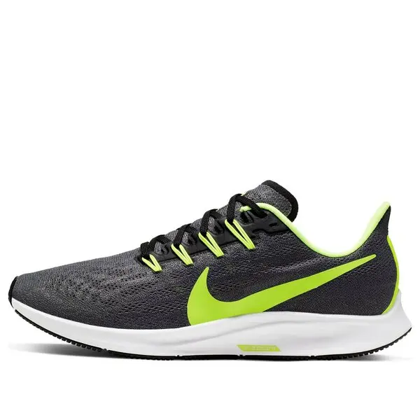 Nike Zoom Pegasus 36 Gel 'volt' Athletic Sneakers - Grey/black/red
