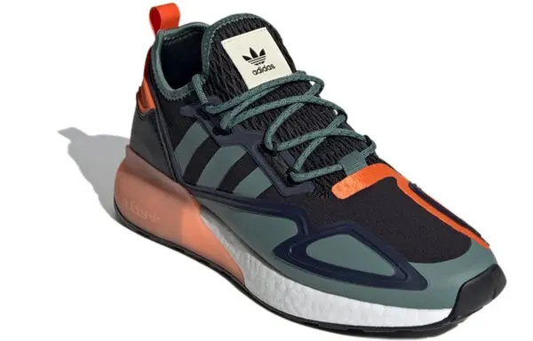 Adidas Zx 2k Boost Sneakers - Black/green
