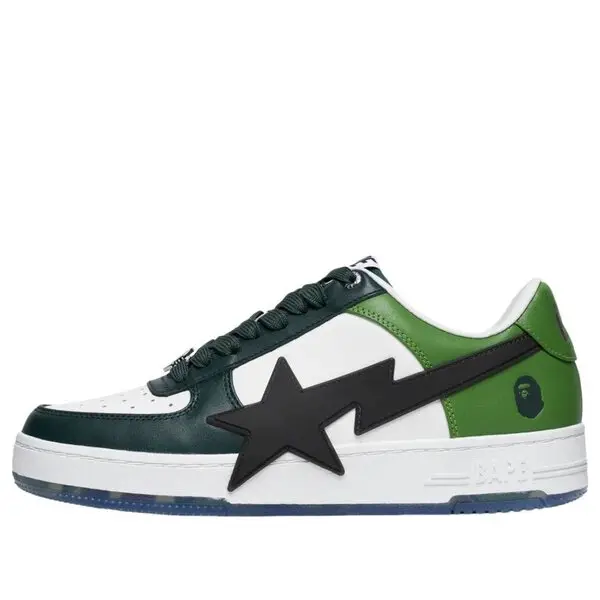 A BATHING APE Sta Os Sneakers - Green/white