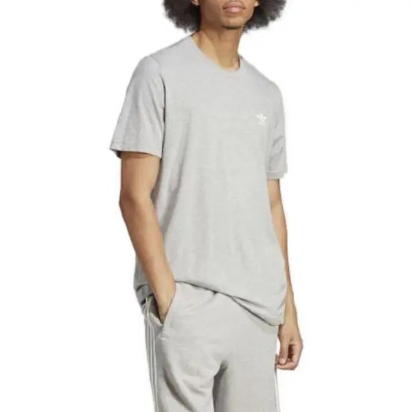 Adidas Originals Trefoil Essentials T-shirt 'grey - Medium Grey Heather