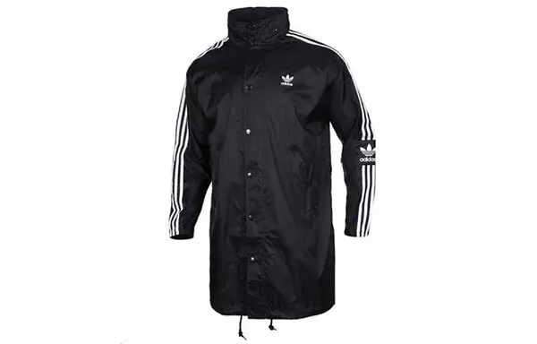 Adidas Originals Hooded Printed Long Windbreaker