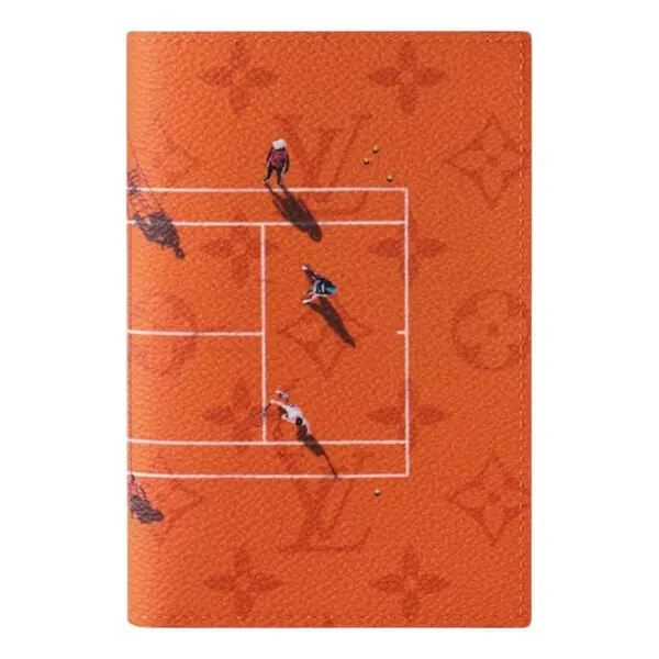 LOUIS VUITTON Tennis Passport Cover - Brick Red