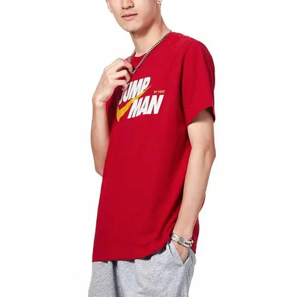 JORDAN Jmpmn Gfx Ss Crew 2 T-shirt - Red