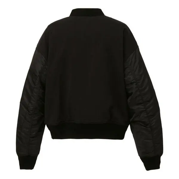 Onitsuka Tiger Quilted Bomber Jacket - Black