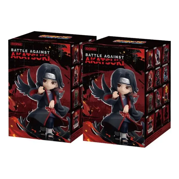 POP MART Naruto Shippuden Series Battle Against Akatsuki Themed Figure Sealed Cases - Multi-color