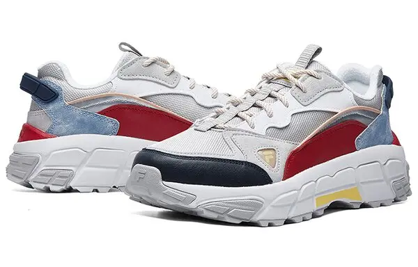 FILA Check "white Red Black" Sneakers