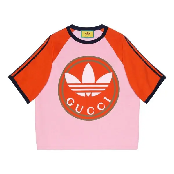 Gucci Adidas X Cotton T-shirt 'pink