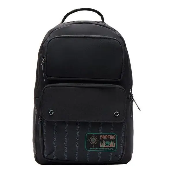 LI-NING Badfive Logo Backpack - Black