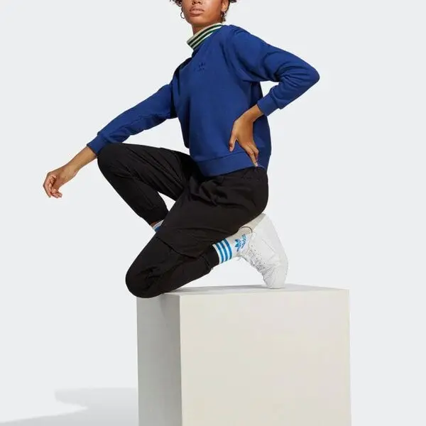 Adidas Ribbed Collar Sweatshirt