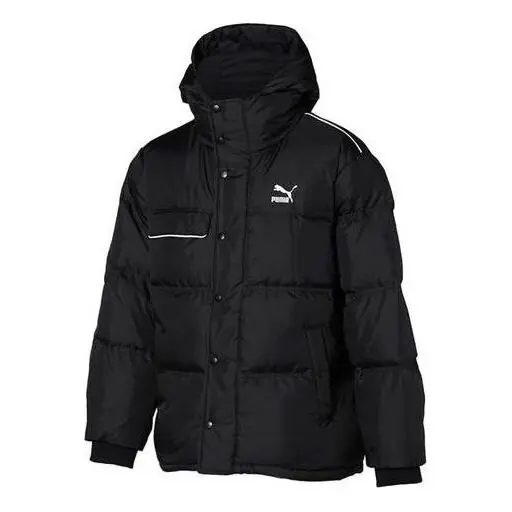 PUMA Street Style Logo Down Jacket - Black