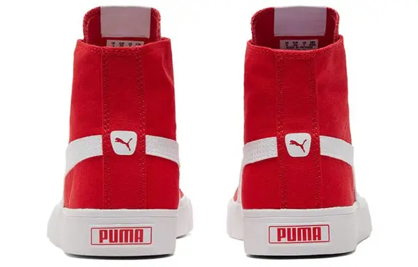PUMA Bari Mid Top Sneakers - Red