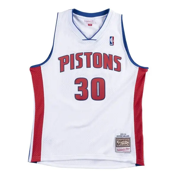 Mitchell & Ness Nba Swingman Rasheed Wallace Detroit Pistons 2003-04 Jersey - White/red/blue