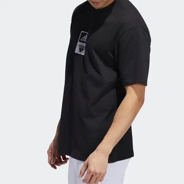 Adidas Logo Printing Round Neck Short Sleeve