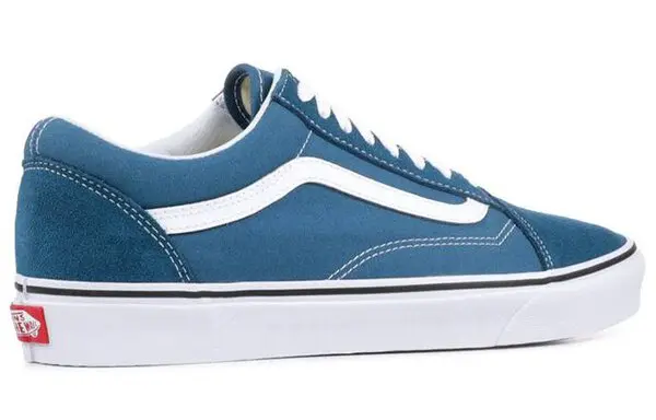 VANS Old Skool Low Top Sneakers - Blue/white