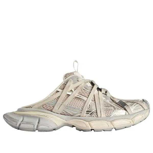 Balenciaga 3xl Extreme Laces Mule - White