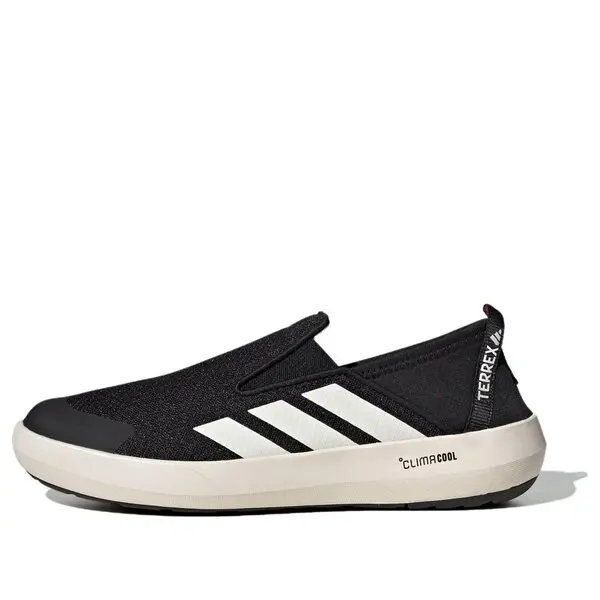 Adidas Boat Climacool Slip-on Shoes - Black/white