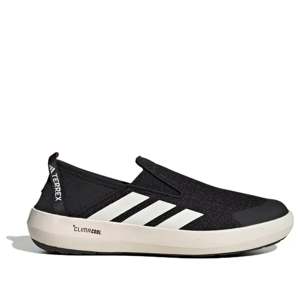 Adidas Boat Climacool Slip-on Shoes - Black/white