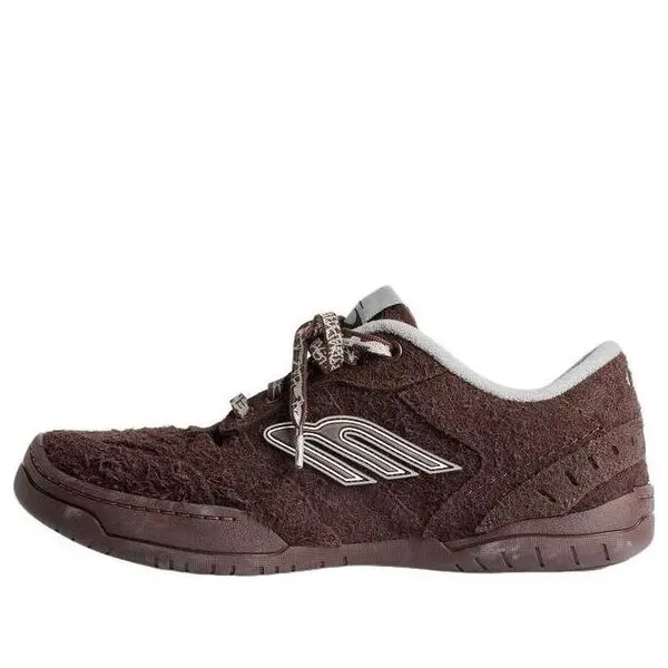 Balenciaga Hamptons Suede Sneaker - Dark Brown/grey