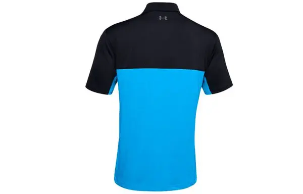 Under Armour Performance 2.0 Crestable Colorblock Polo Shirt 'black Blue
