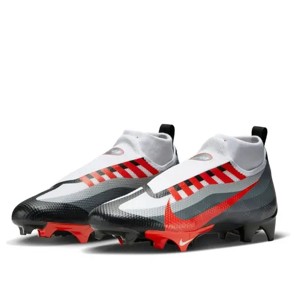 Nike Vapor Edge Pro 360 Athletic Cleats - Gray/red