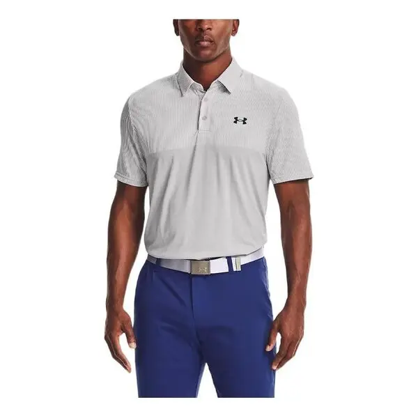 Under Armour Casual Sports Short Sleeve Polo Shirt Gray - Grey
