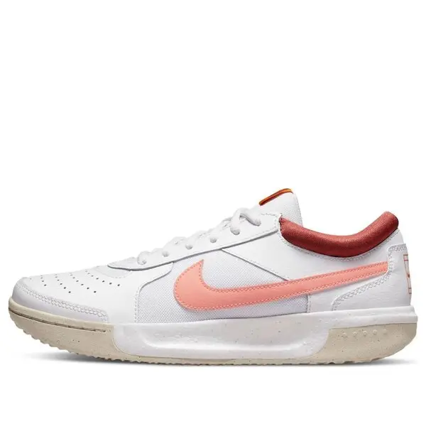 Nike Zoom Court Lite 3 Low-top Tennis Shoes - White/pink