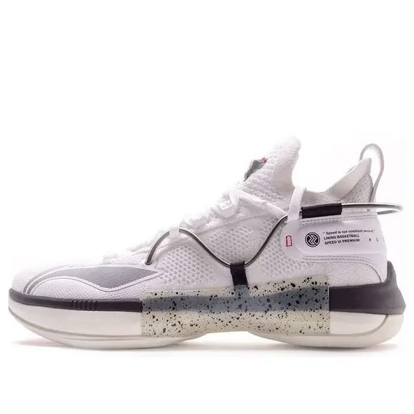 LI-NING Speed 6 Premium Player Edition Basketball Sneakers - Blackwhite