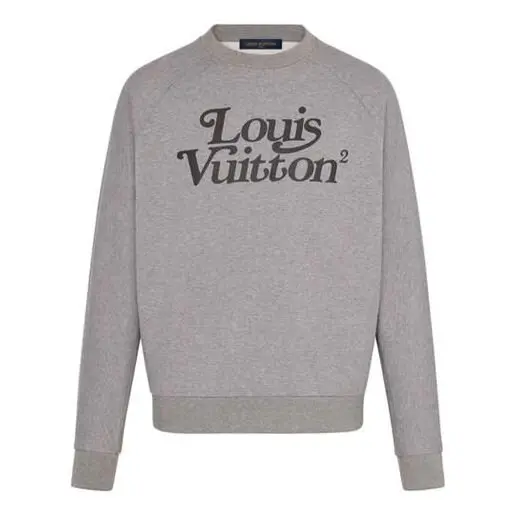 LOUIS VUITTON X Nigo Crossover Squared Casual Pullover - Grey