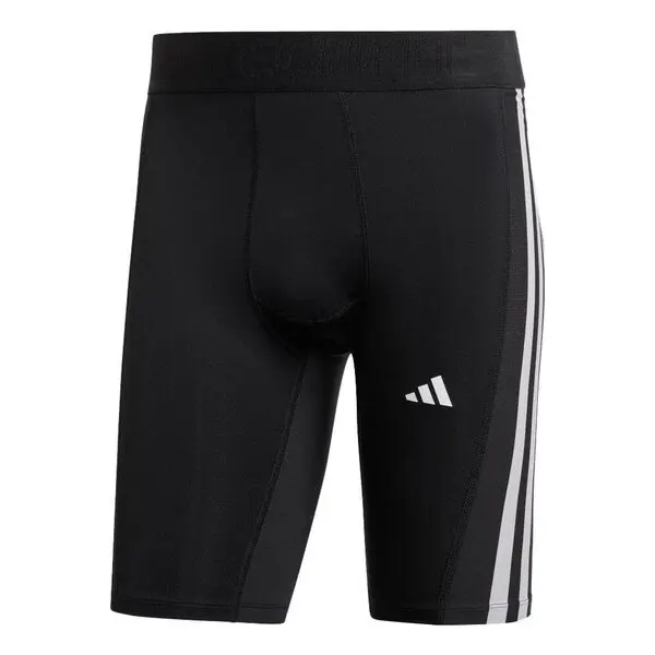 Adidas Techfit 3-stripes Training Short Tights - Black