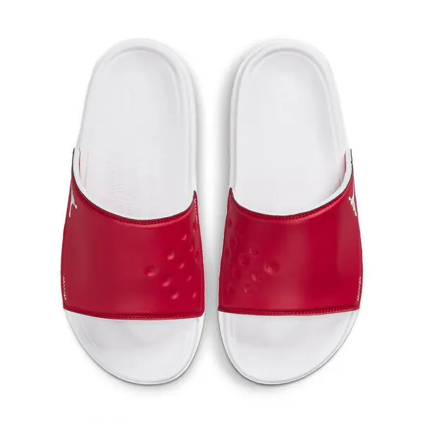 JORDAN Air Play Slide - Red/white